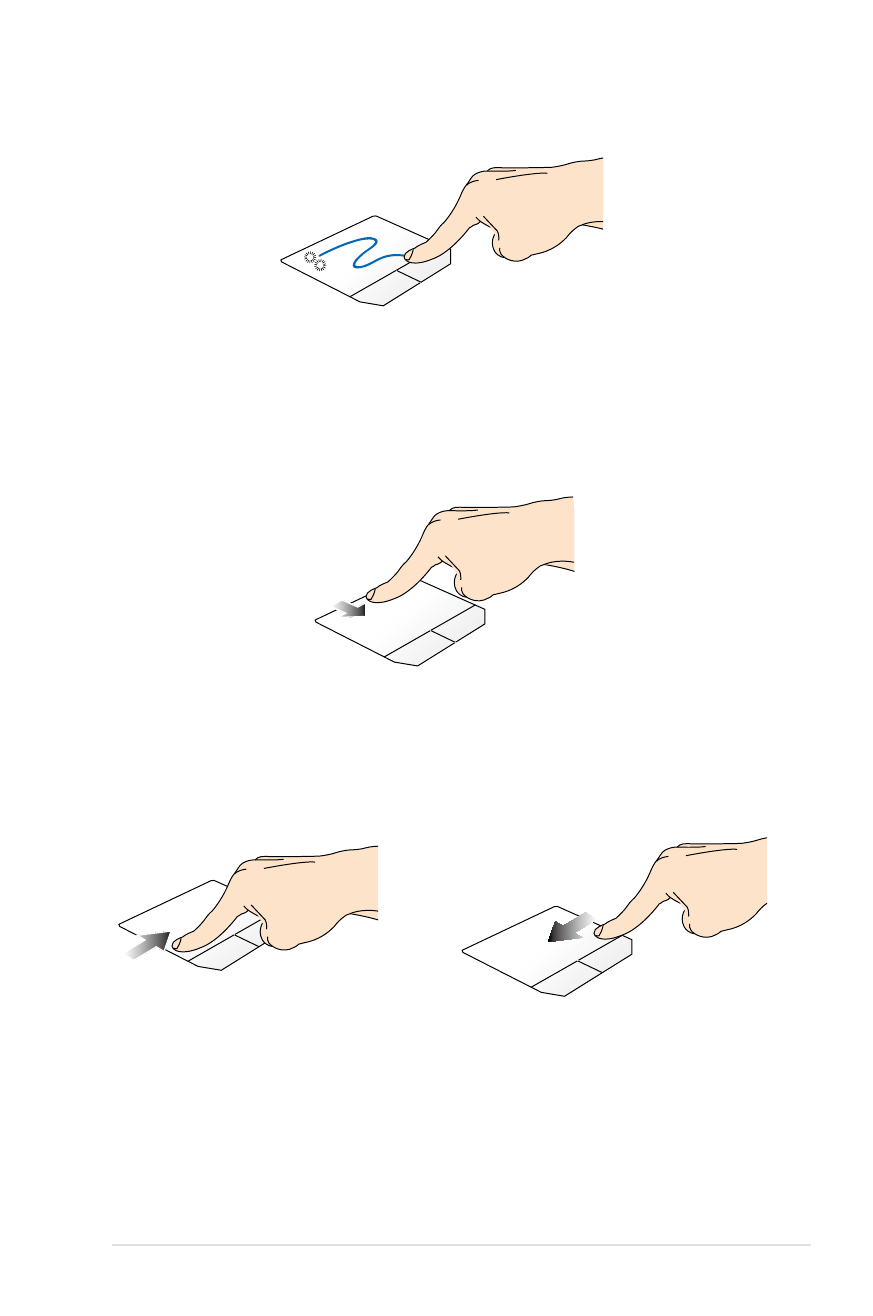 One-finger gestures - ASUS ROG G750JM