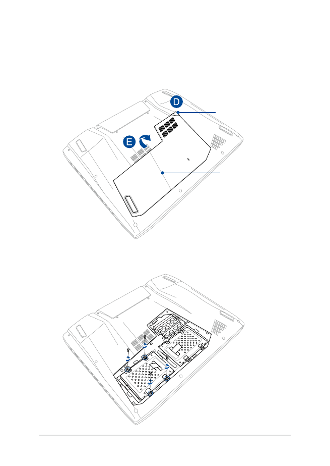 Installing the Hard Disk Drive - ASUS ROG G751JY