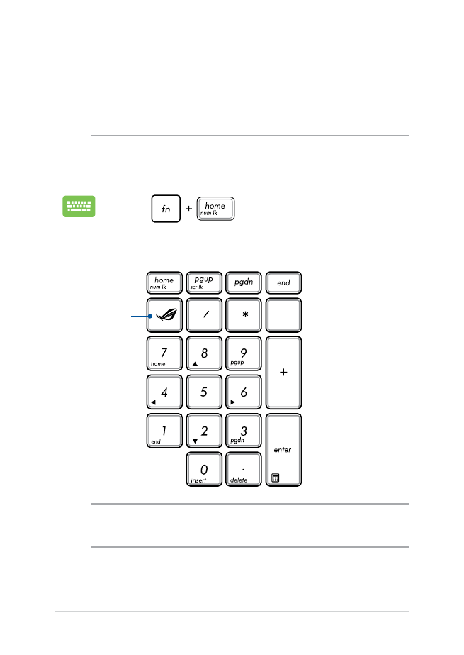 Using the numeric keypad - ASUS ROG G752VT
