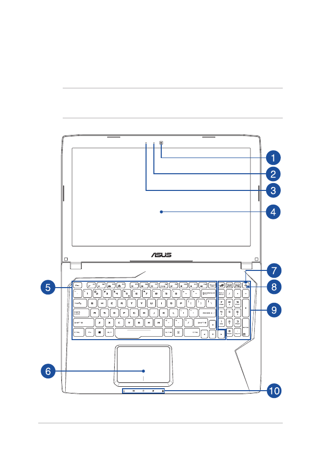 Tampilan Atas - ASUS ROG GL553VE