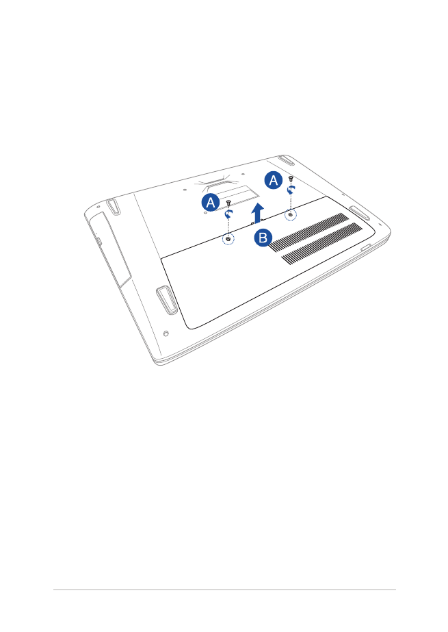 Installing the Hard Disk Drive - ASUS ROG GL752VW