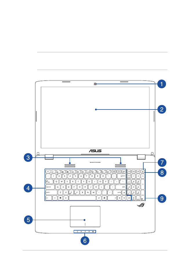 Tampilan Atas - ASUS ROG GL752VW