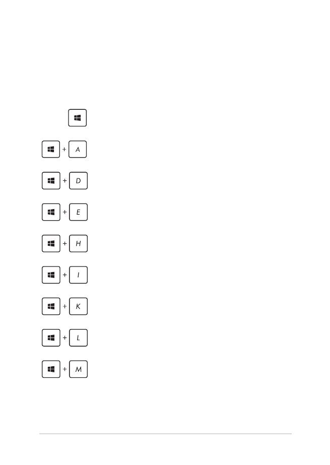 Other keyboard shortcuts - ASUS ROG GL753VE