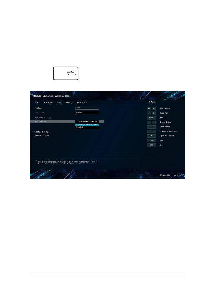 啟動（Boot）菜單 - ASUS ROG GL753VE